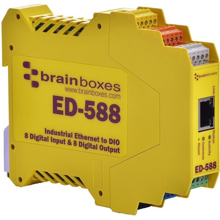 Brainboxes ED-588 Ethernet To Digital IO Module, 8 Digital Inputs/Outp – Network Hardwares
