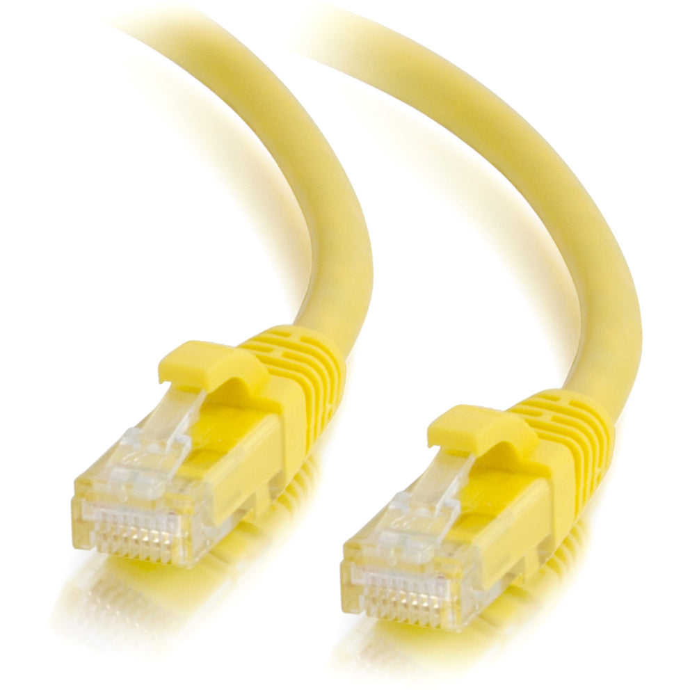 C2G 00956 6in Cat6 Snagless Unshielded (UTP) Ethernet Patch Cable - イエ ...