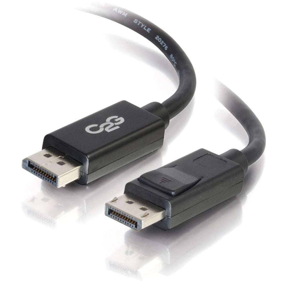 C2G DisplayPort Cable, 3ft, 8K Ultra HD 7680x4320, Locking Latches, Ma ...