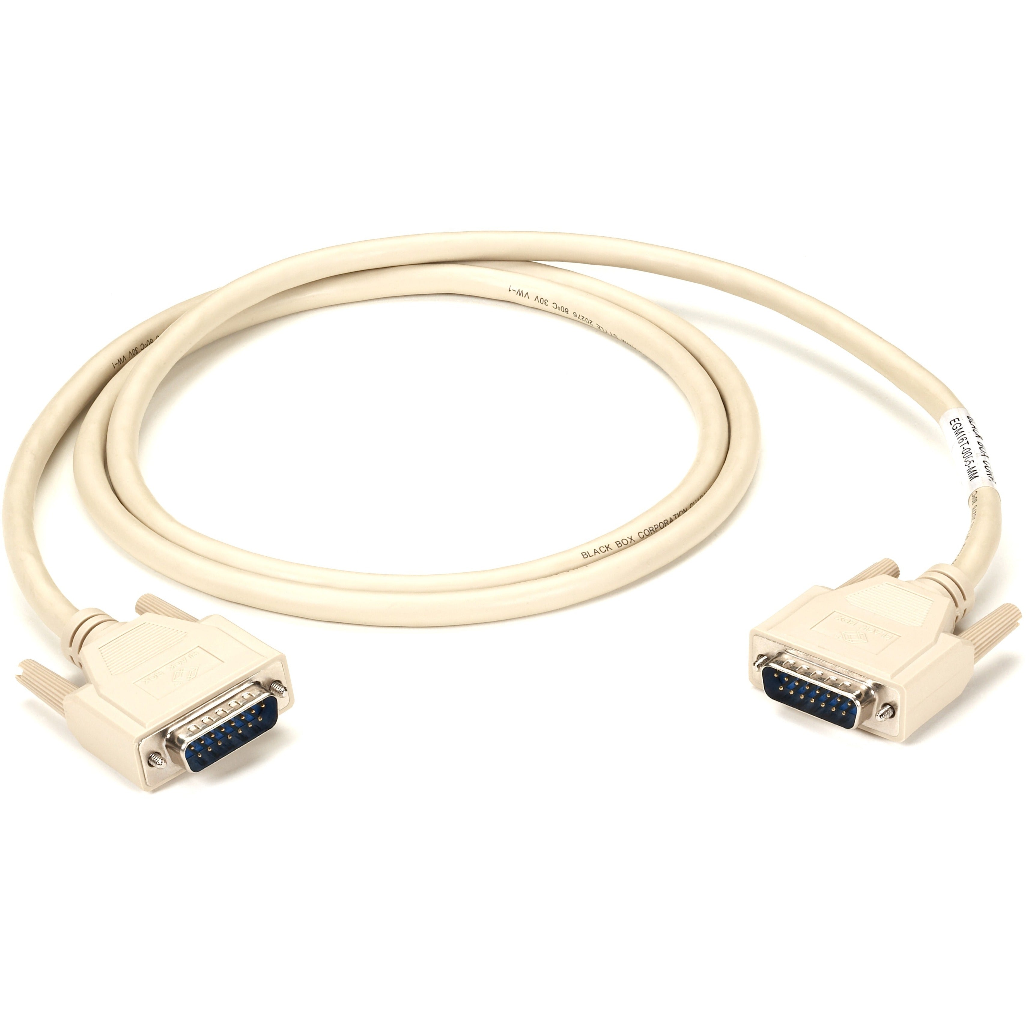 สายเคเบิล Black Box EGM16T-0005-MM DB15 ปราบมือ - ชาย/ชาย 5 ฟุต ...