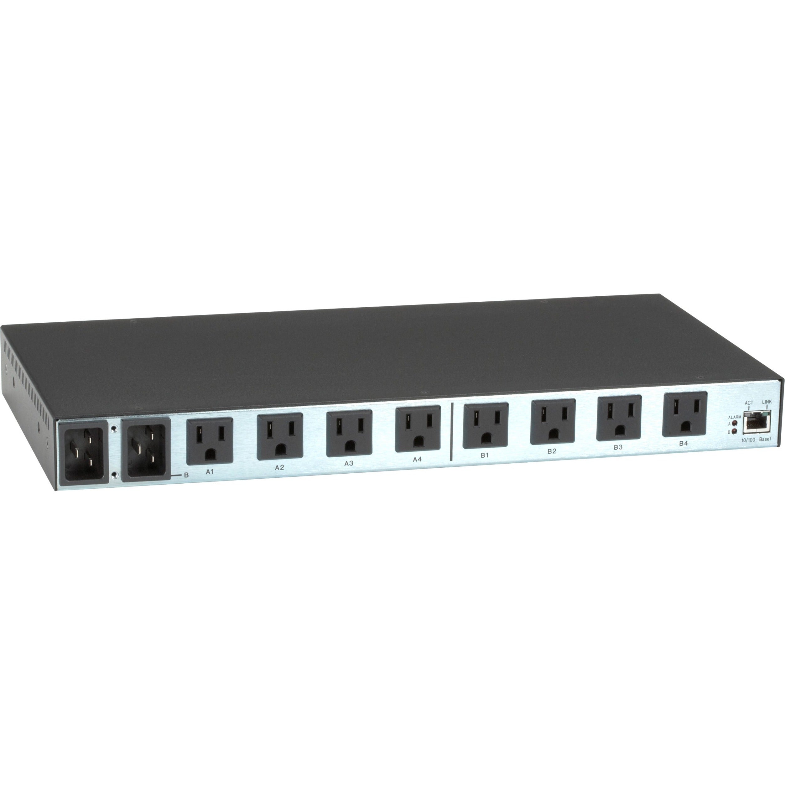 Black Box PS568A-R2 8-Outlets PDU, Rackmount Remote Power Distribution ...