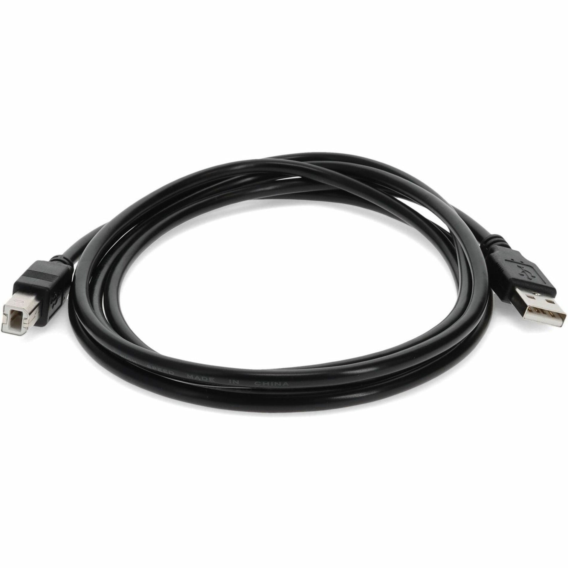 AddOn USBEXTAB15 USB Extension Data Transfer Cable, 15 ft, Black ...