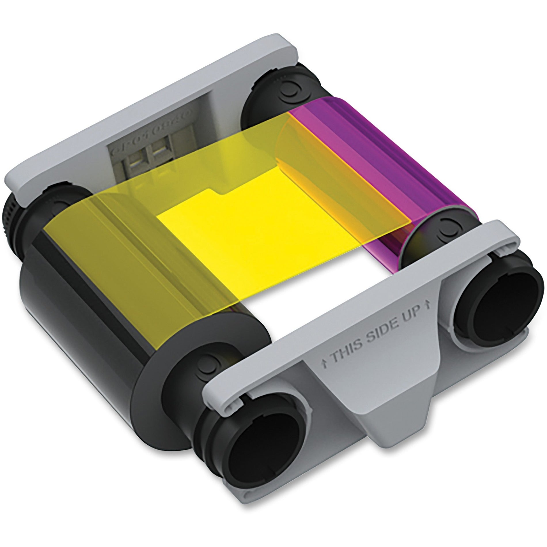 Badgy CBGR0100C Printing System YMCKO Color Ribbon, 100 Prints ...