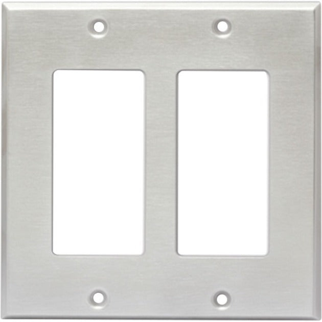 RDL CP-2S Double Cover Plate Stainless Steel, 2 Gangs, Silver – Network ...