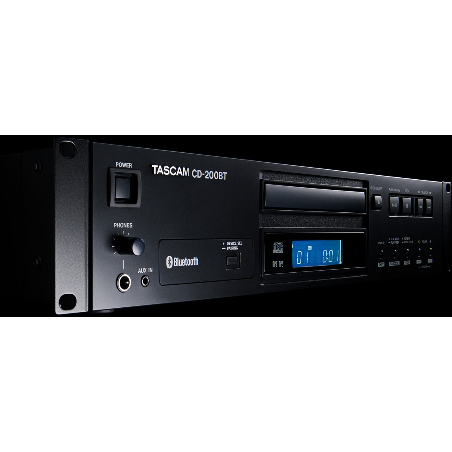 TASCAM CD-200BT Professional CD Player with Bluetooth Receiver, 1 Year ...