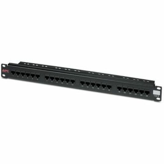 APC CAT6PNL-24 24 Port Cat 6 Network Patch Panel, TAA Compliant, Unite ...