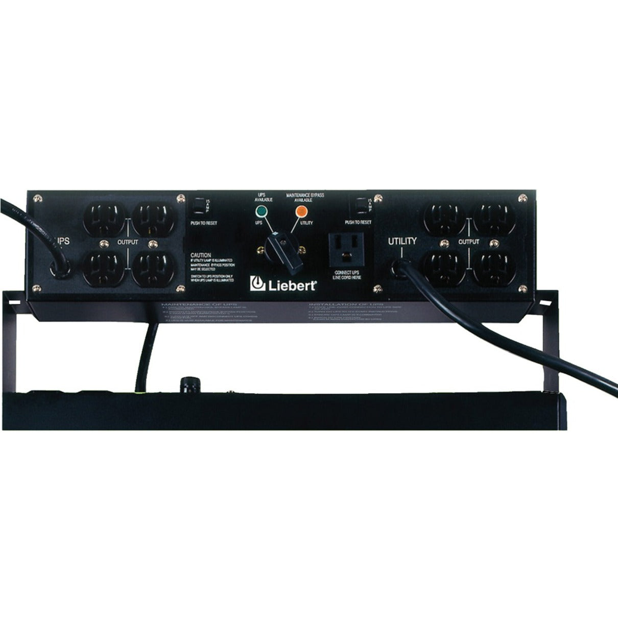 Liebert MP2-120E MicroPOD Bypass Switch, 120V AC, 2U Rack-mountable ...