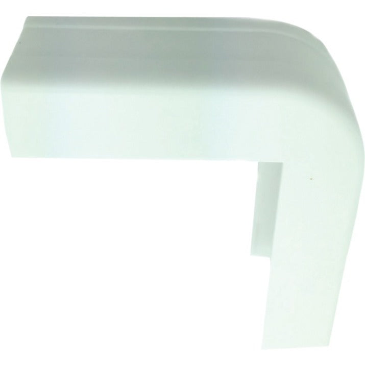 W Box 3/4" x 1/2" Outside Corner Cable Routing Solution, White Styrene ...