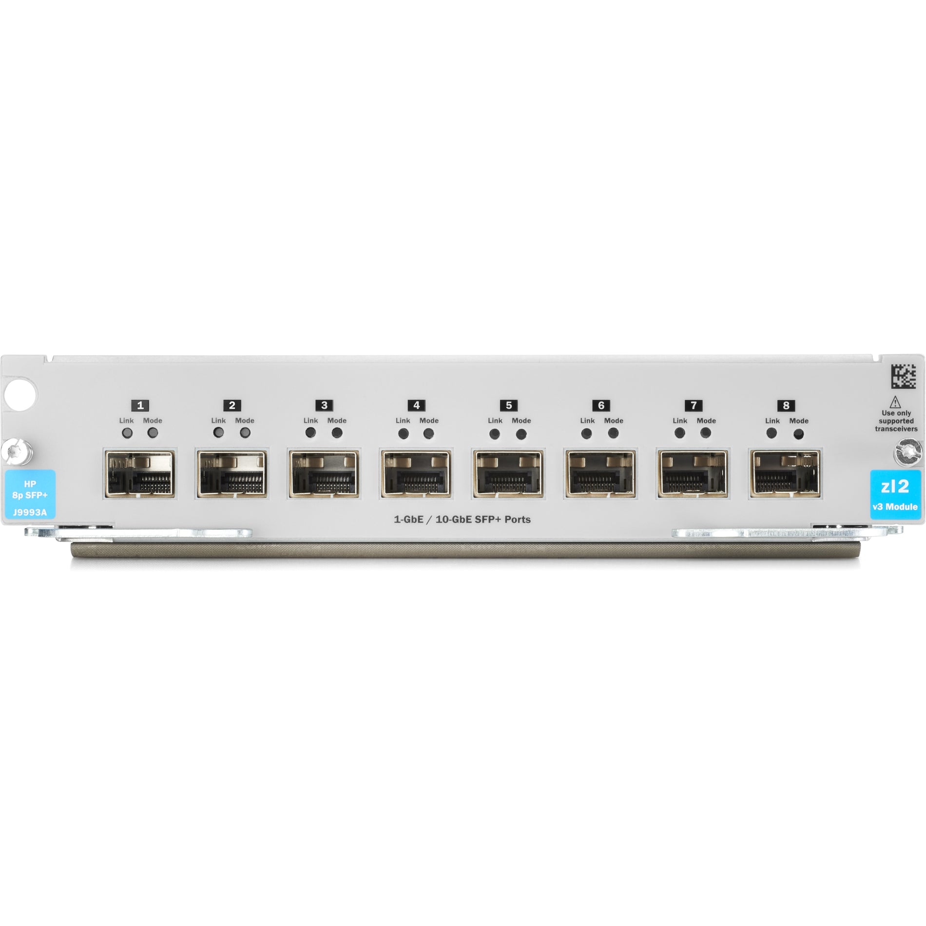 HPE J9993A 8 Ports 1G/10GbE SFP+ MACsec v3 zl2, Gigabit Ethernet, 10 G ...