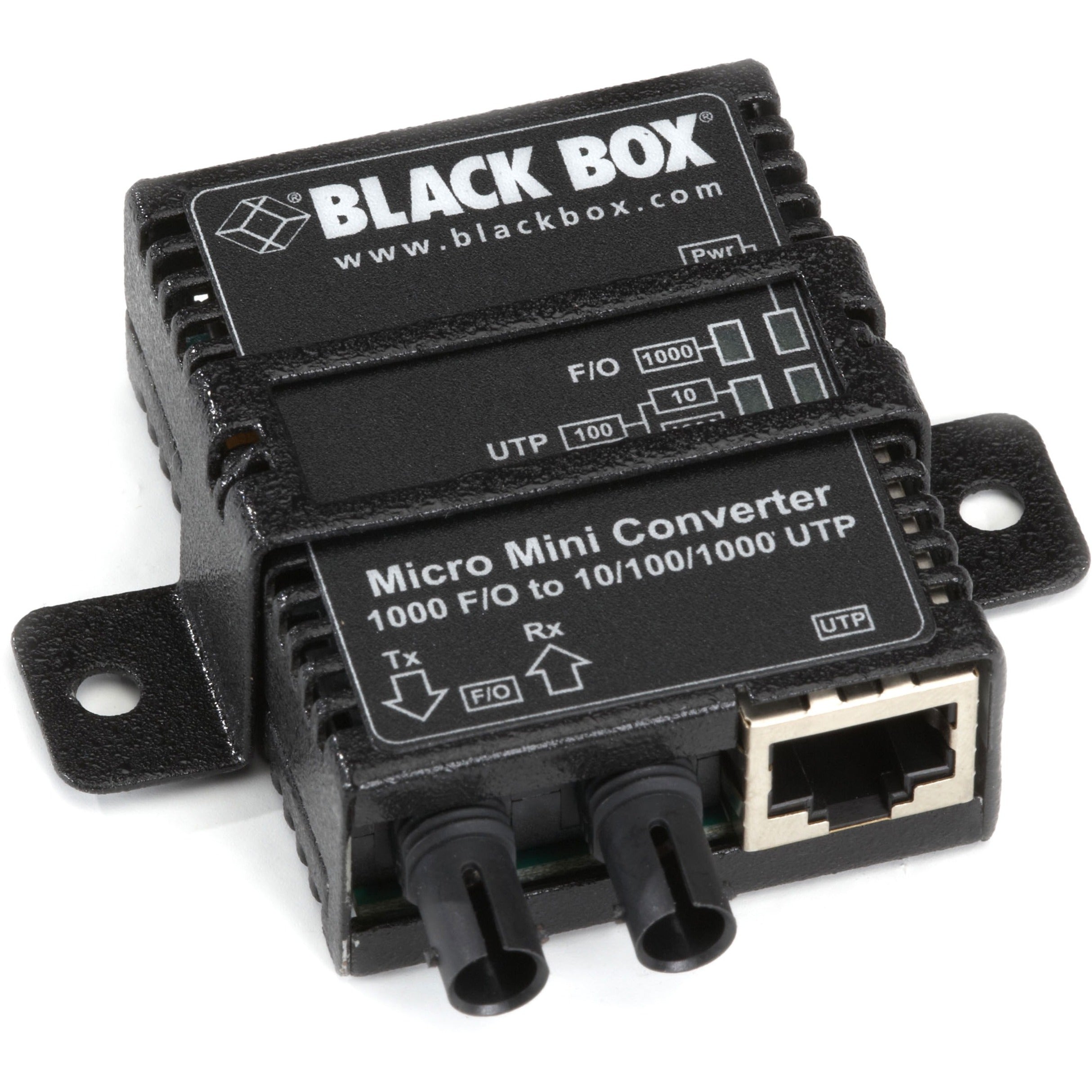 Black Box LMC400-WALL Micro Mini Media Converter Wallmount Bracket, 2 ...