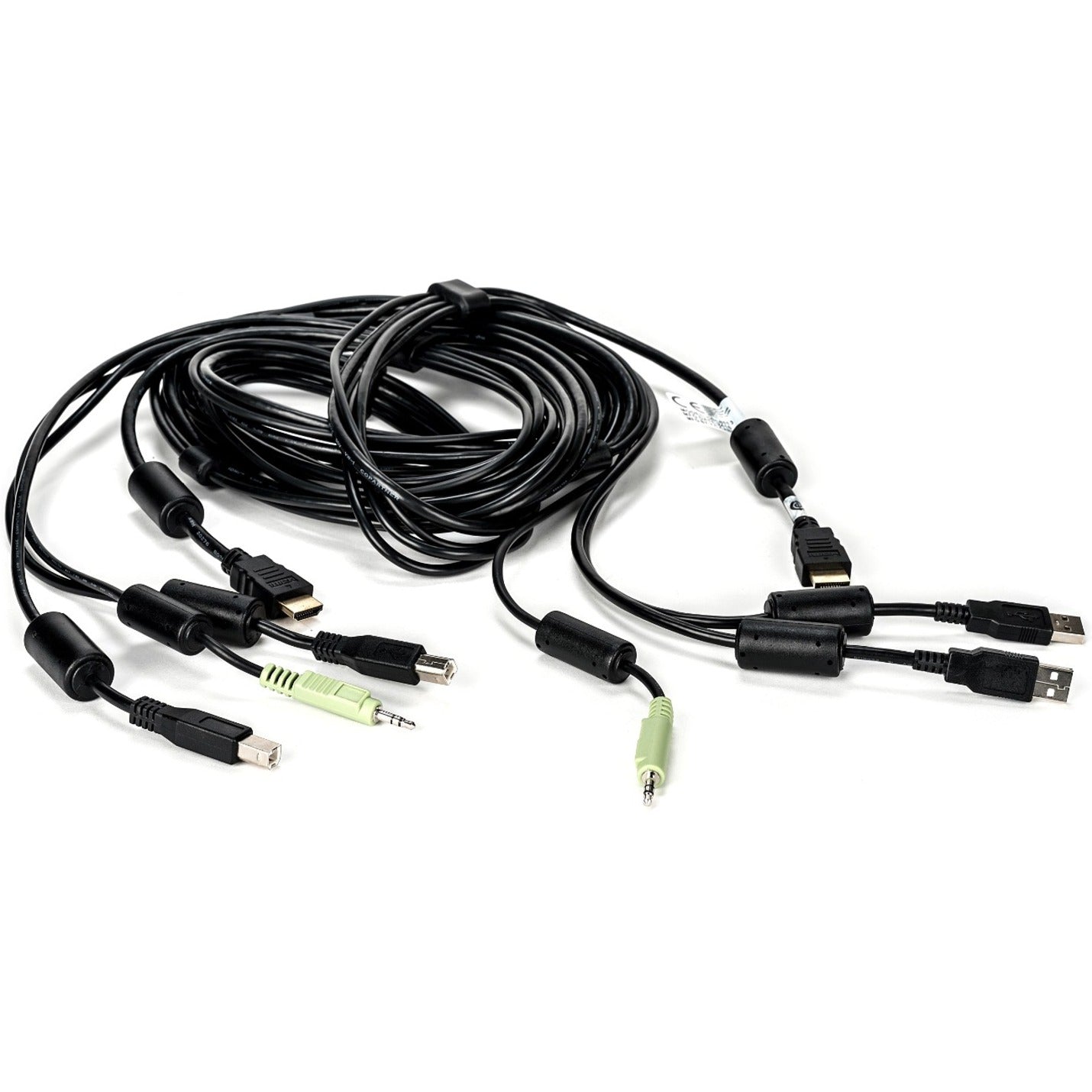 VERTIV CBL0113 KVM Cable, 10.01 ft, USB Type B - HDMI - Mini-phone Aud ...