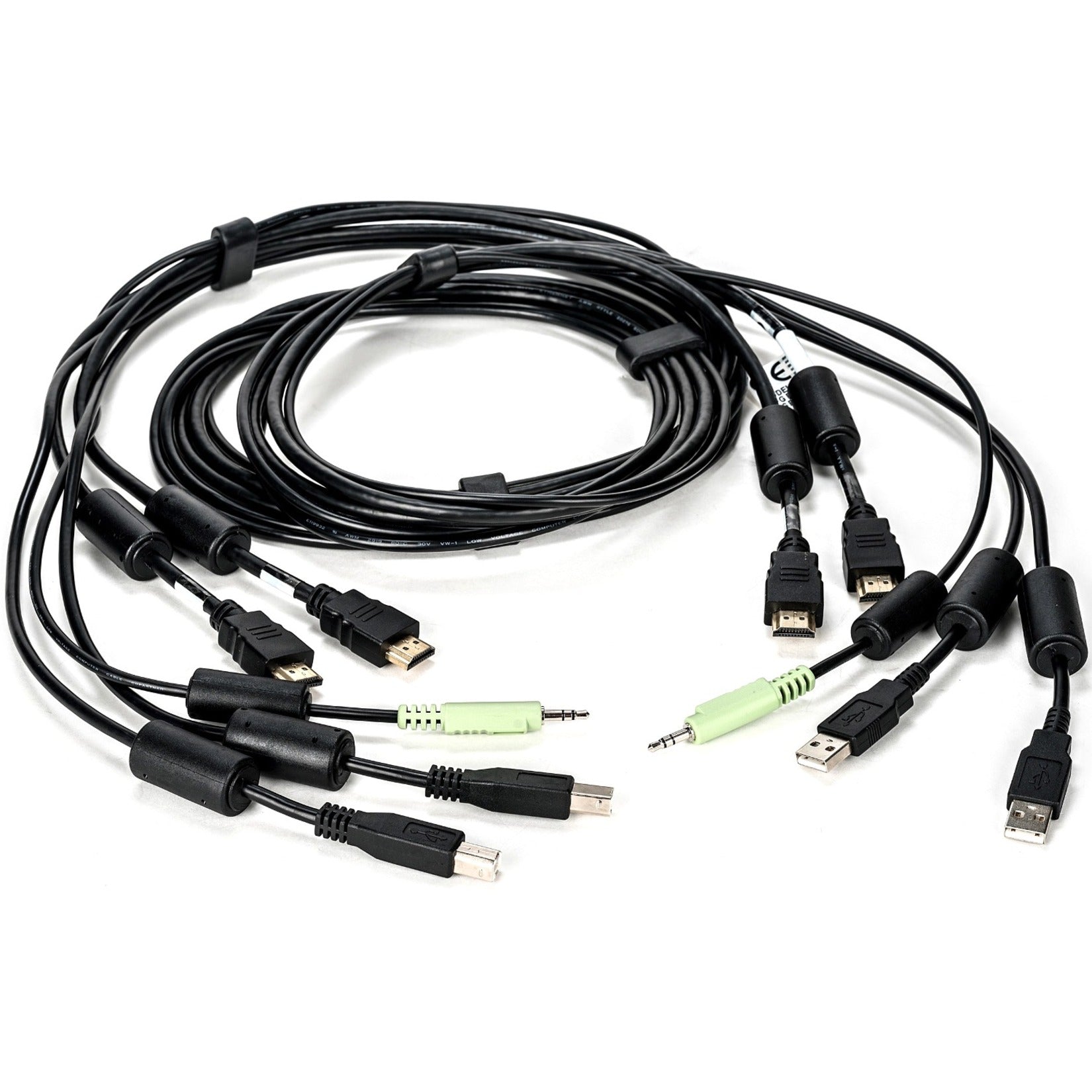 AVOCENT CBL0116 KVM Cable, Dual HDMI Digital Audio/Video, 6ft, 4K UHD ...