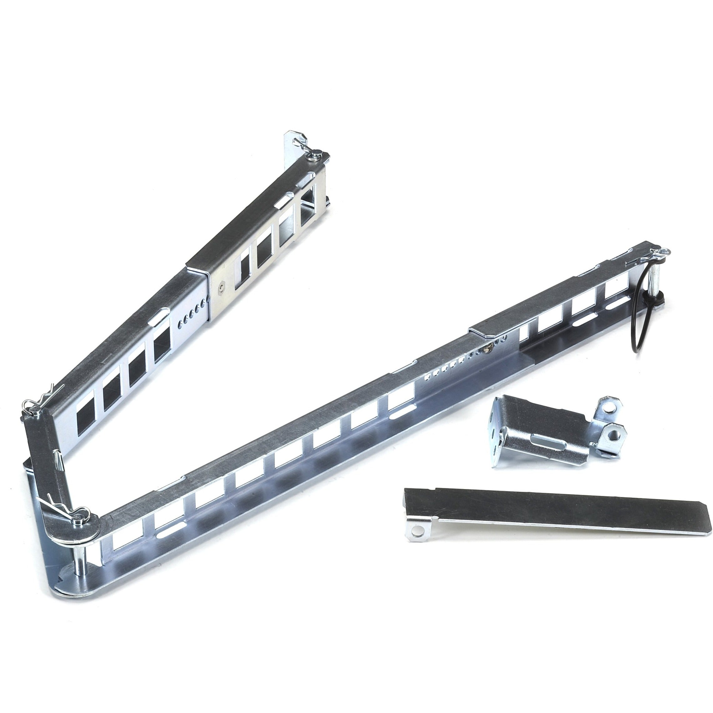 Black Box CMA-1U Cable Management Arm, Adjustable 1U Rack Mount Organi ...