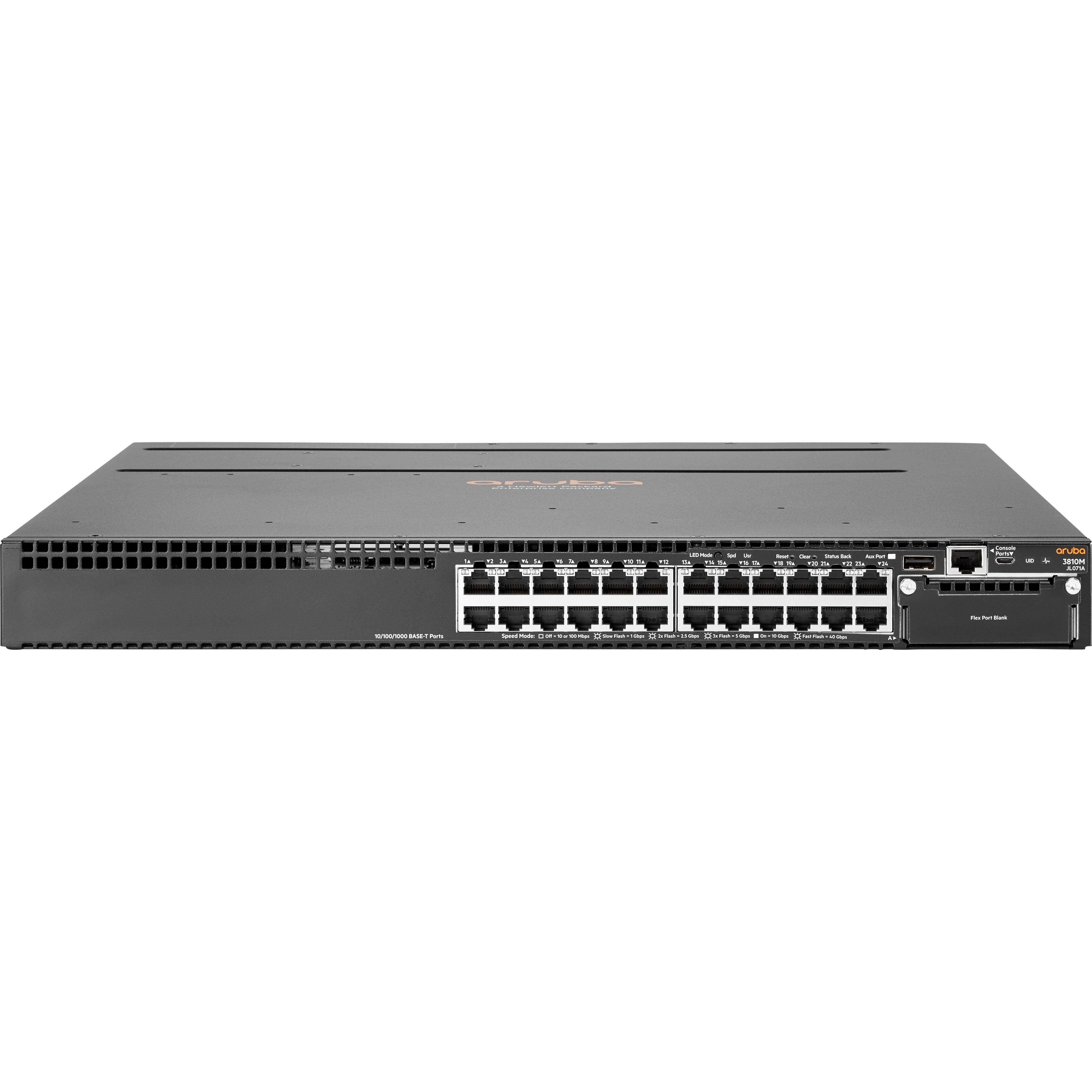 HPE Aruba 3810M Layer 3 Switch, 24-Port Gigabit Ethernet, Modular Netw ...