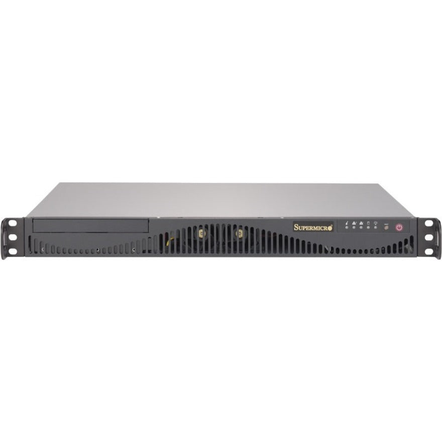 Supermicro CSE-512F-350B1 Computer Case, 1U Rack-mountable, 2 Internal ...