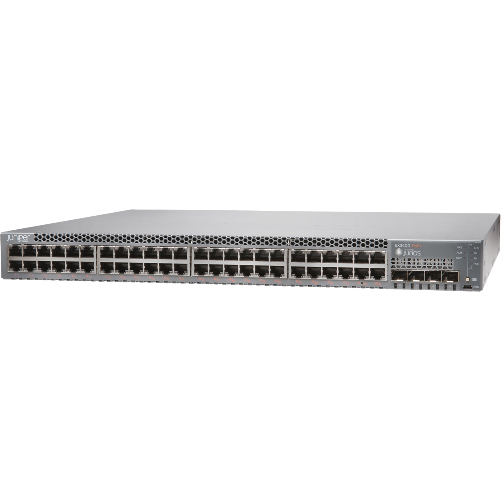 Juniper EX3400 Layer 3 Switch, 48-Port Gigabit Ethernet Network, 40G/1 ...