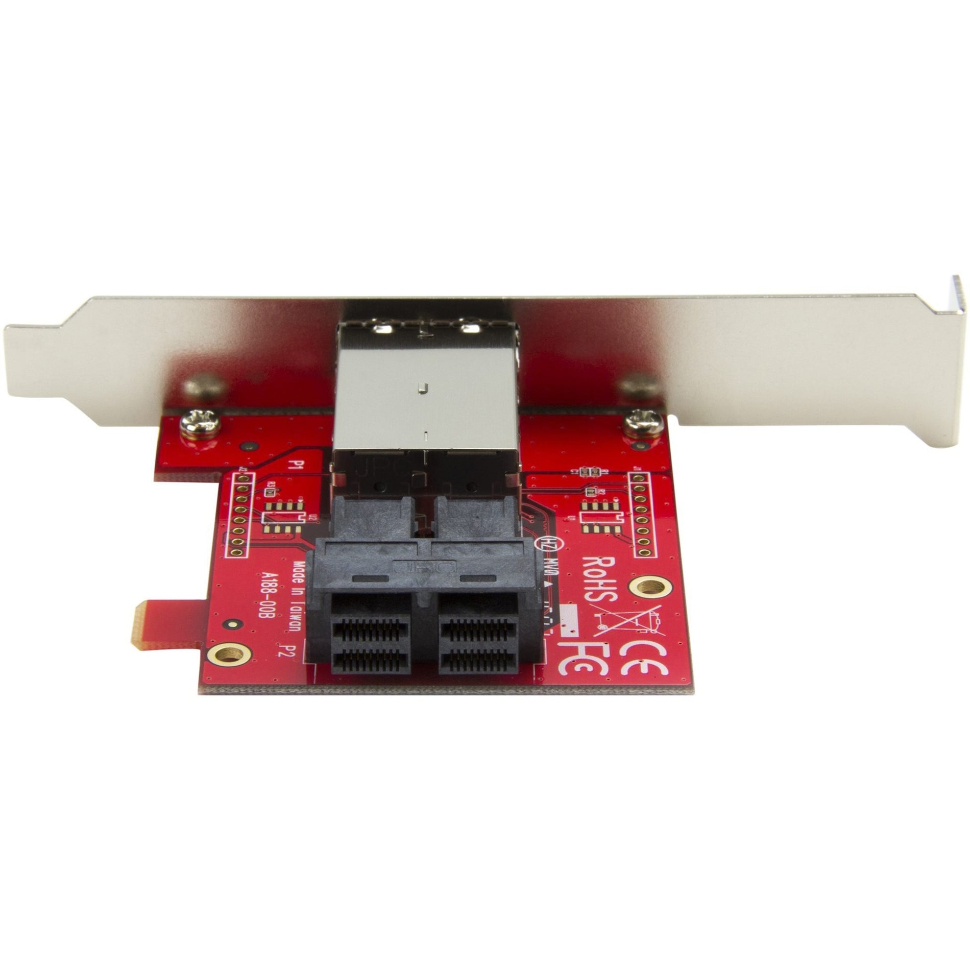 StarTech.com Dual SFF-8643 to SFF-8644 Mini-SAS HD Card Adapter, 12Gbp ...