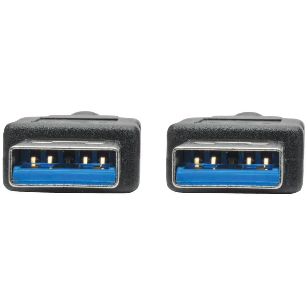 Tripp Lite SuperSpeed USB 3.0 Data Transfer Cable, 5Gbps, Type A Male ...