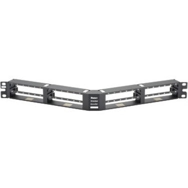 Panduit QASP48HDBL QuickNet Modular Patch Panel, 48 Ports, Rack-mounta ...