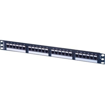 Ortronics TechChoice OR-SP6U24 Network Patch Panel, 24-Port Cat6, Rack ...