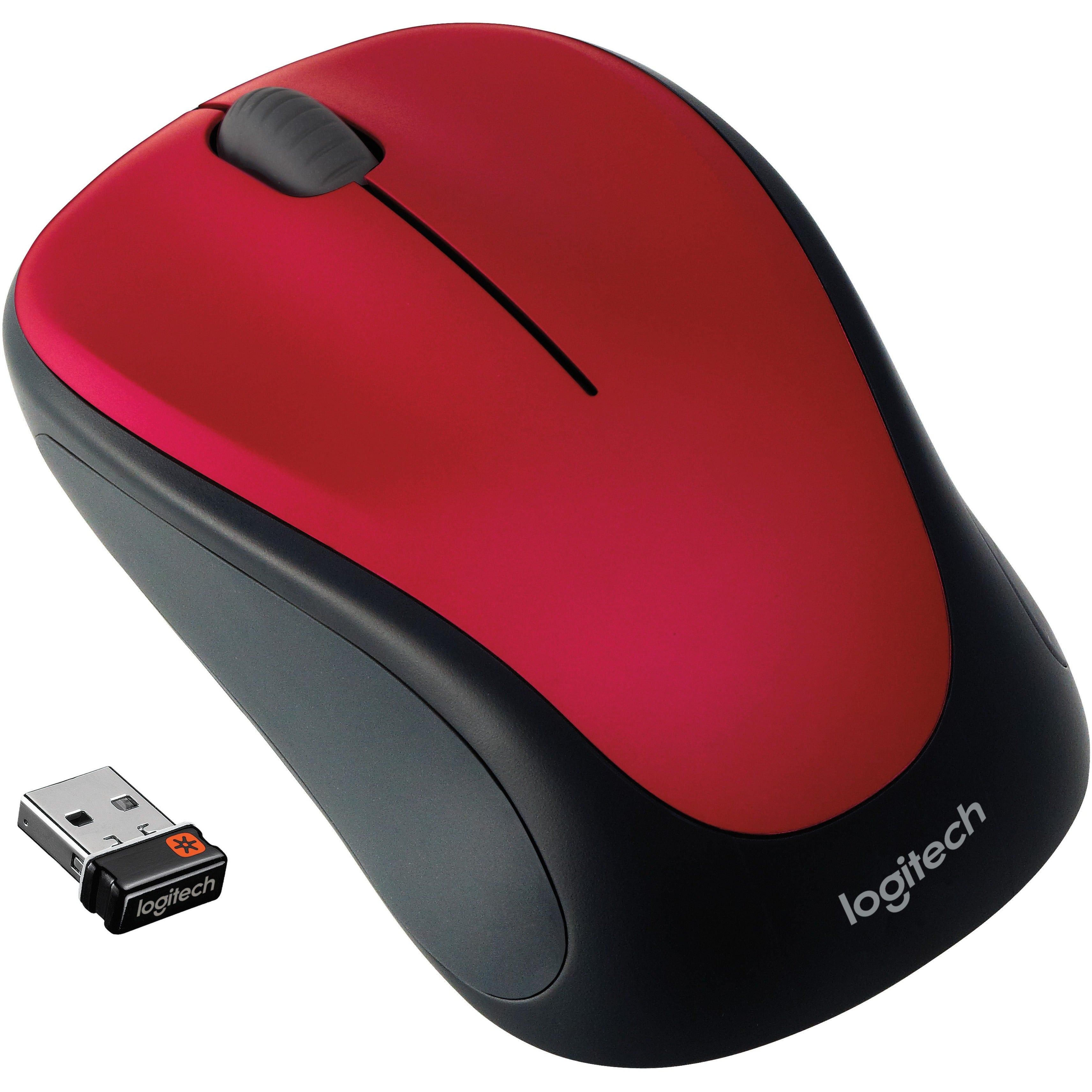 Logitech M317 Wireless Mouse, 2.4GHz Optical, 1000 DPI, Ergonomic Symm ...