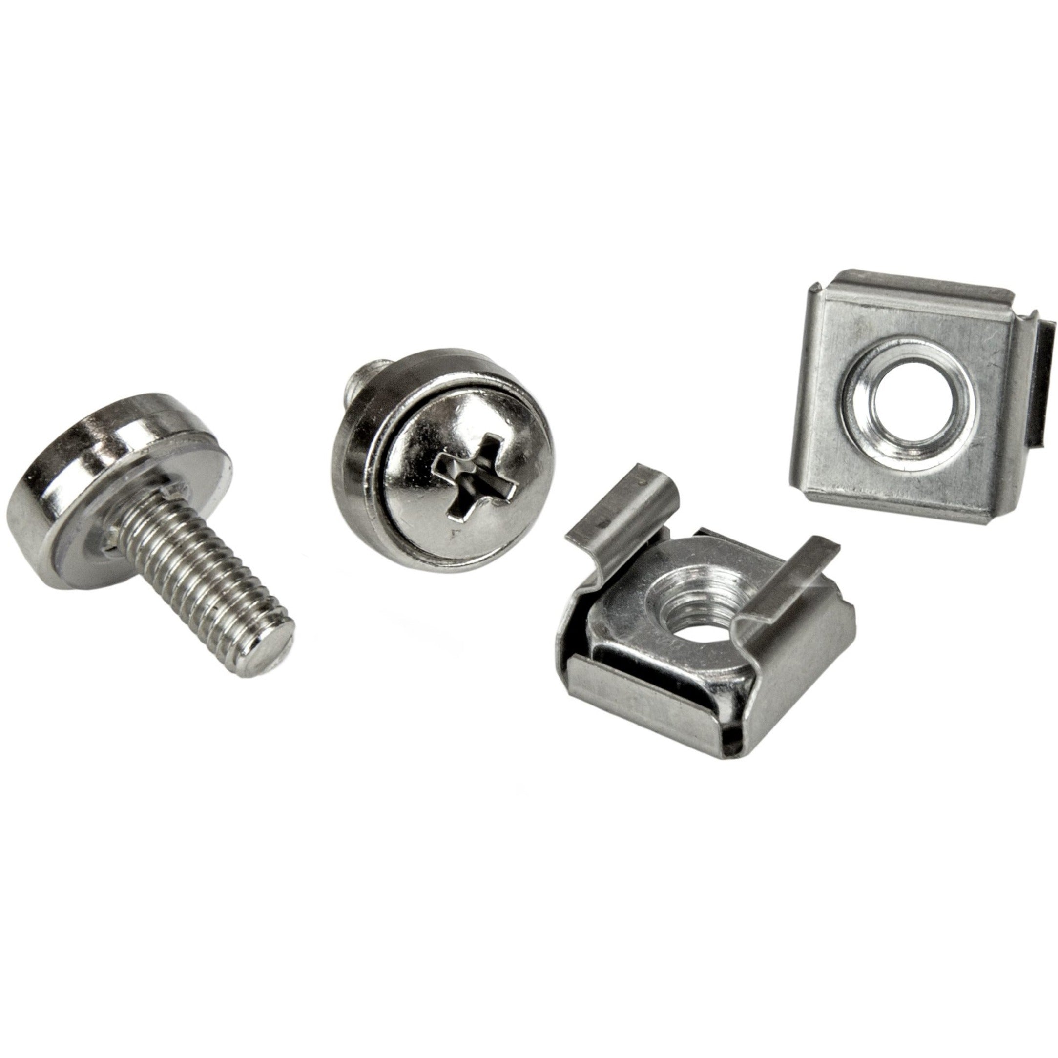 StarTech.com M5 Rack Screws and Cage Nuts, 20 Pack, Rust Resistant Nic ...