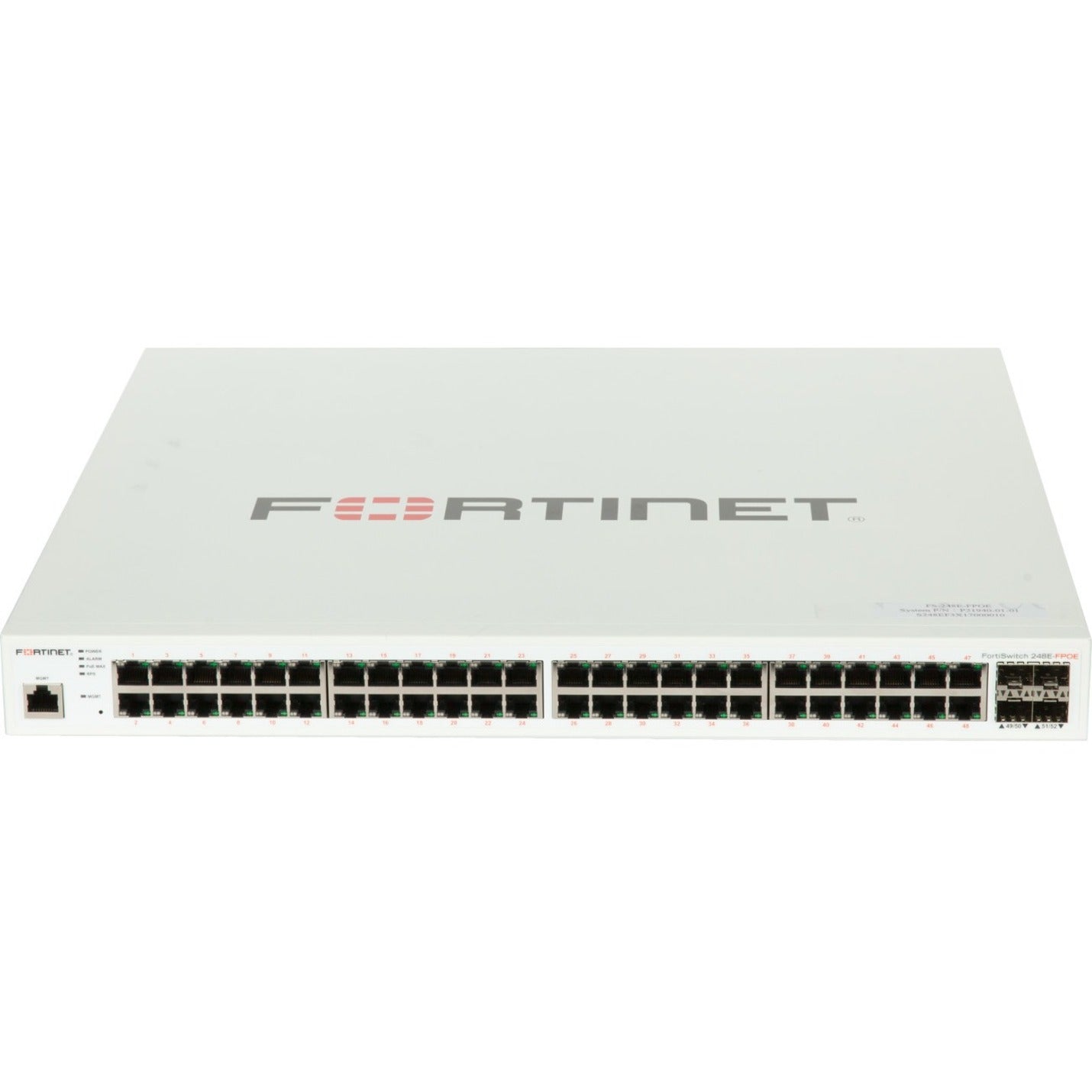 Fortinet FS-248E-FPOE FortiSwitch FS-248E-FPoE Ethernet Switch, Gigabi ...