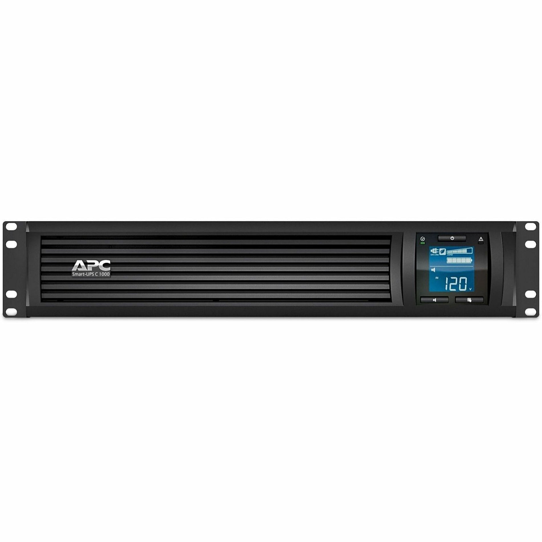 APC SMC1000-2UC Smart-UPS C 1000VA LCD RM 2U 120V with SmartConnect, E ...