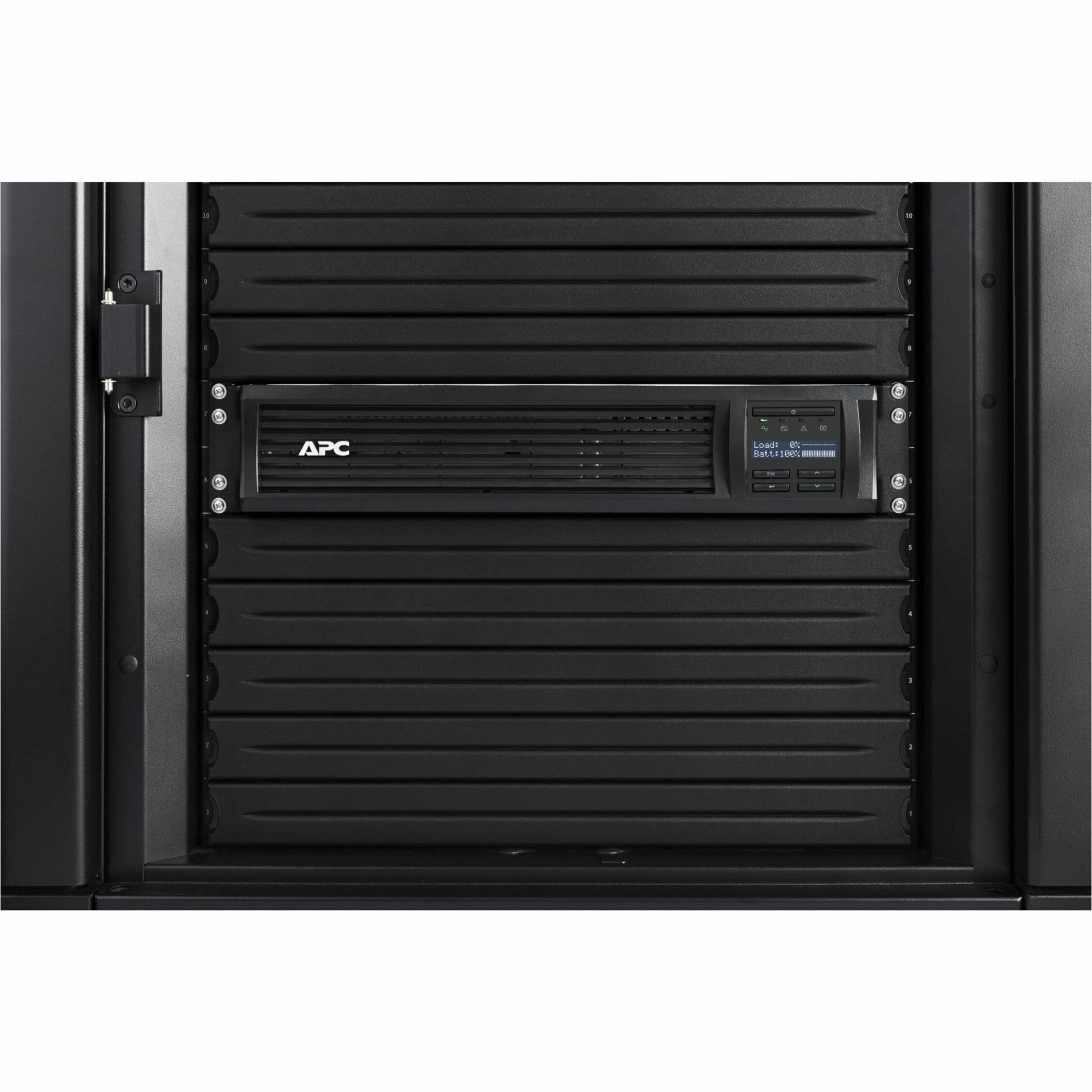 APC SMT3000RM2UC Smart-UPS 3000VA LCD RM 2U 120V with SmartConnect, En ...