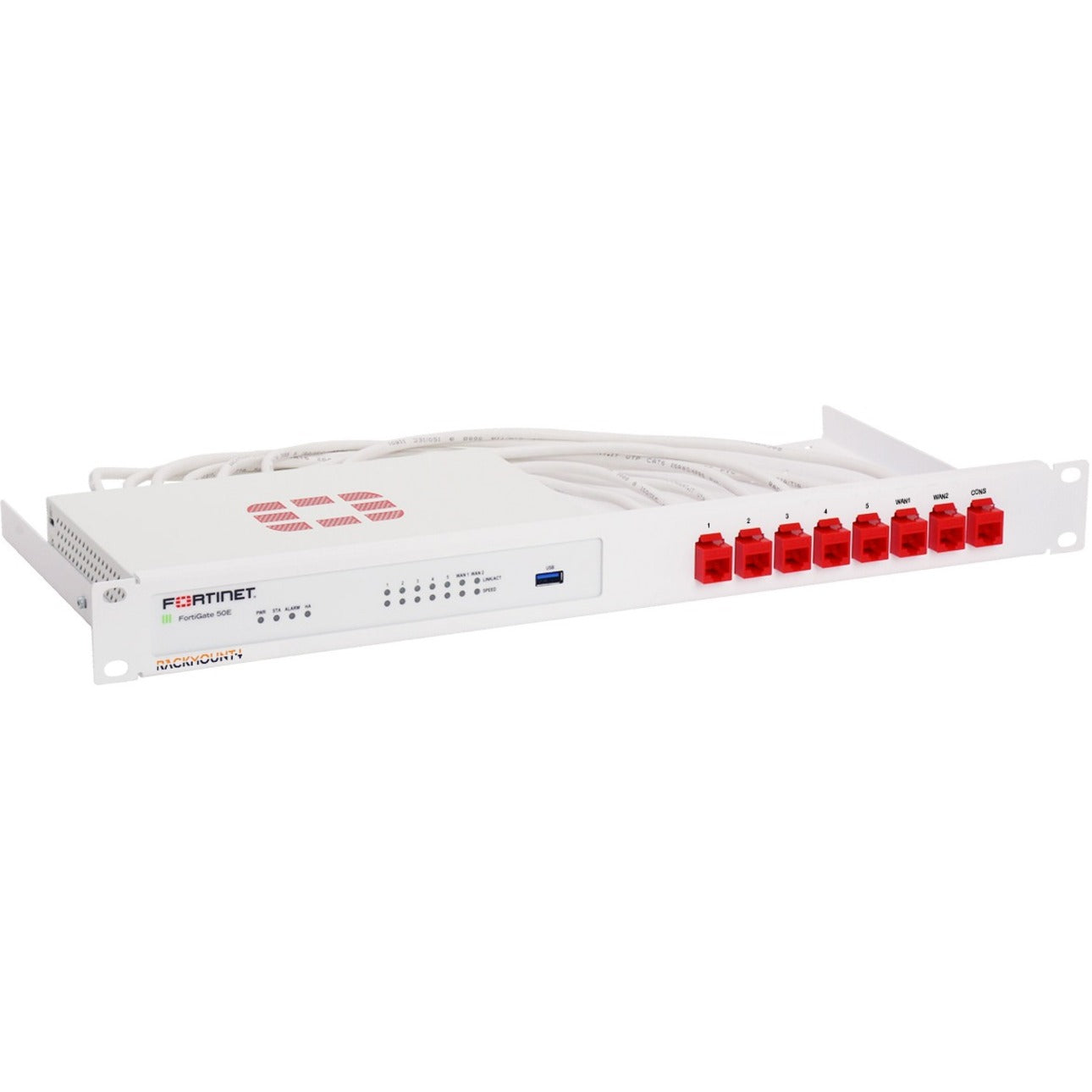 RACKMOUNT.IT RM-FR-T9 Rack Shelf, Signal White, 1U, 19" Width, 8.5" De ...