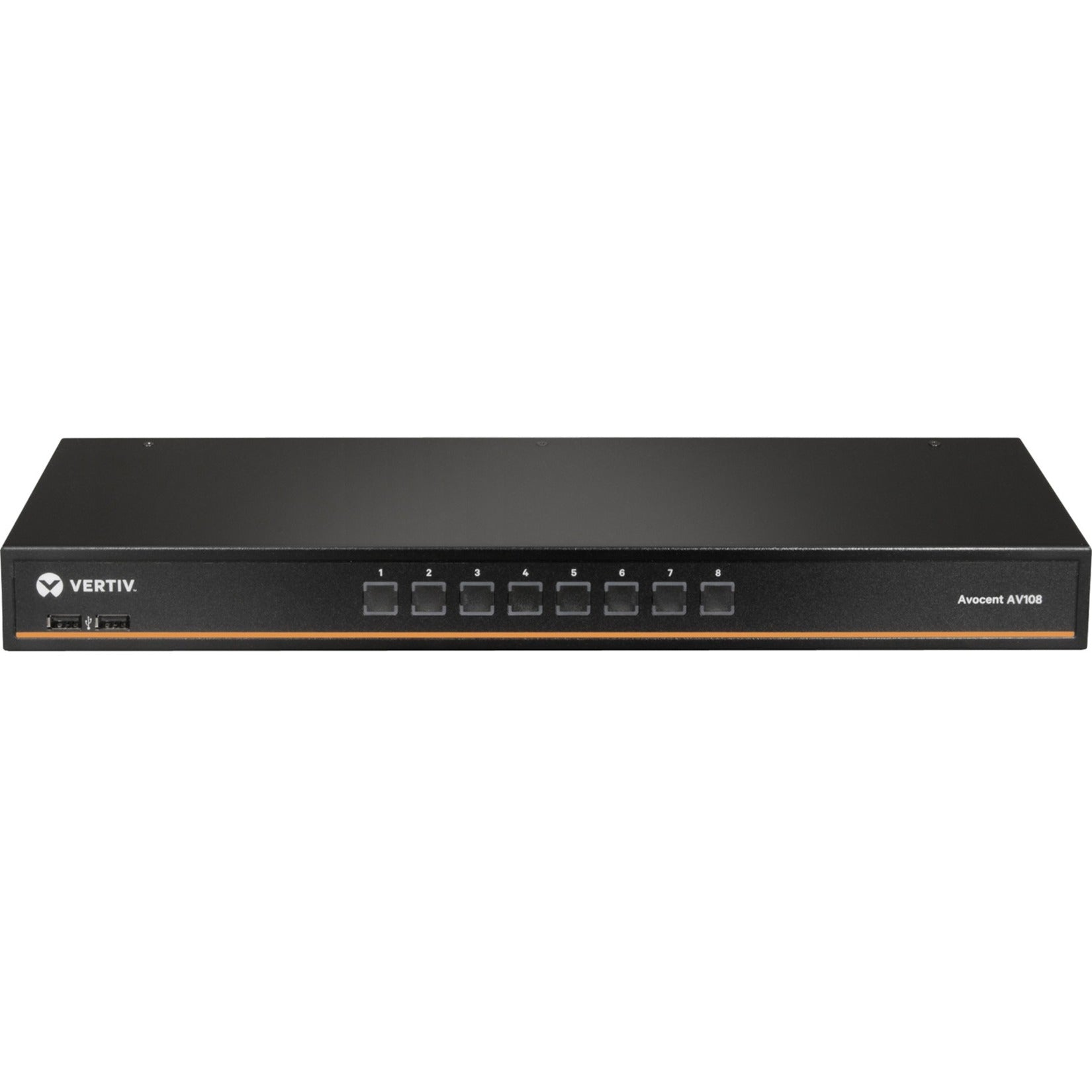 AVOCENT AV116BND8-400 KVM Switchbox, Single User, 16 Port, USB, VGA, S ...