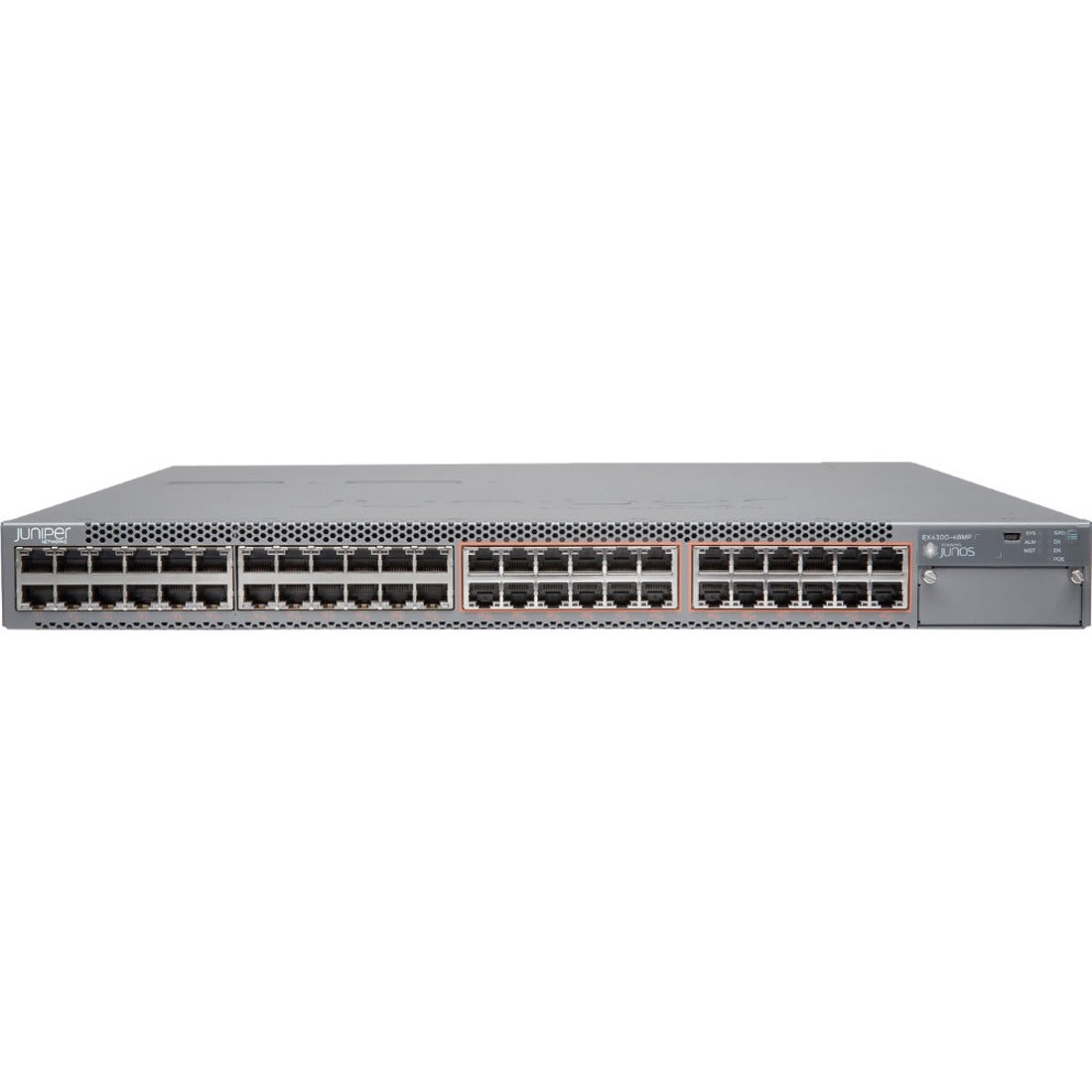 Juniper EX4300-48MP Layer 3 Switch, 48-Port 10GBase-T/Gigabit Ethernet ...