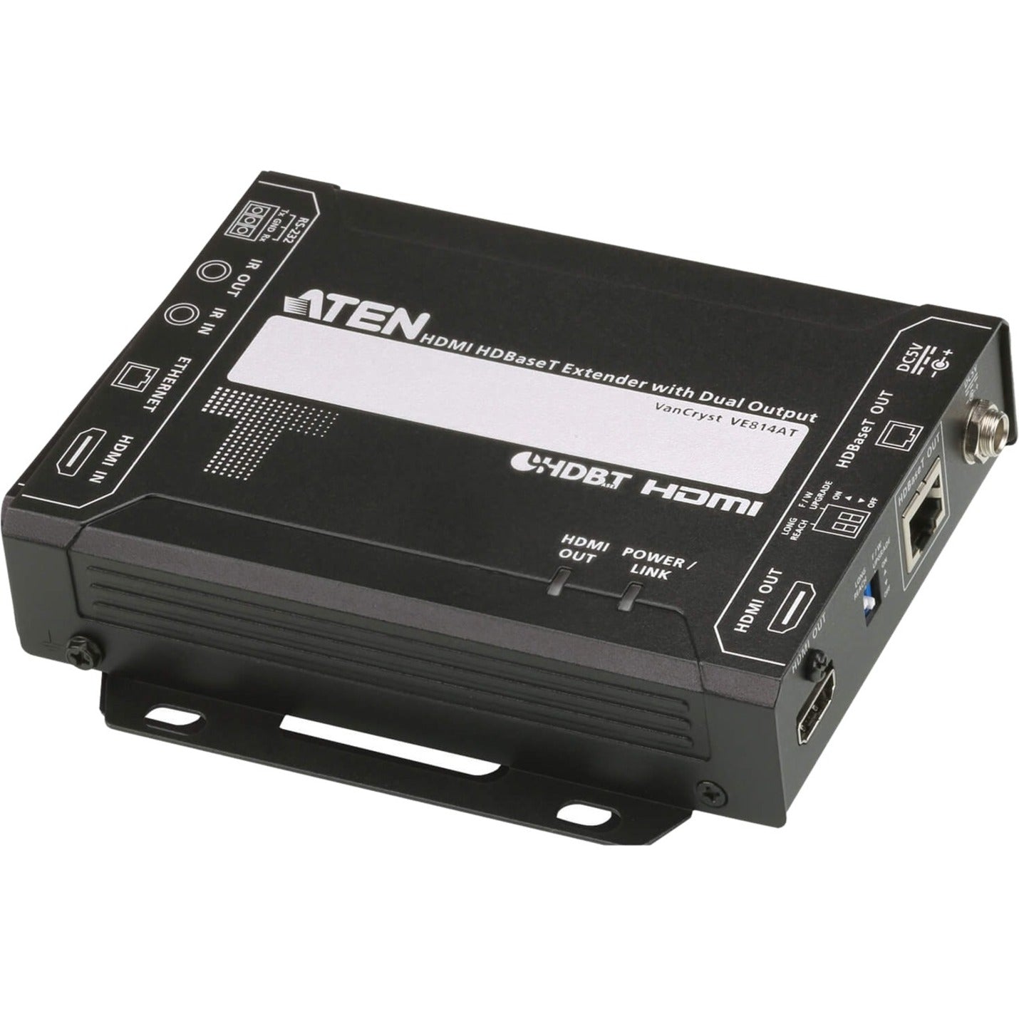 ATEN VE814A HDMI HDBaseT Extender with Dual Output (4K@100m), TAA Comp ...