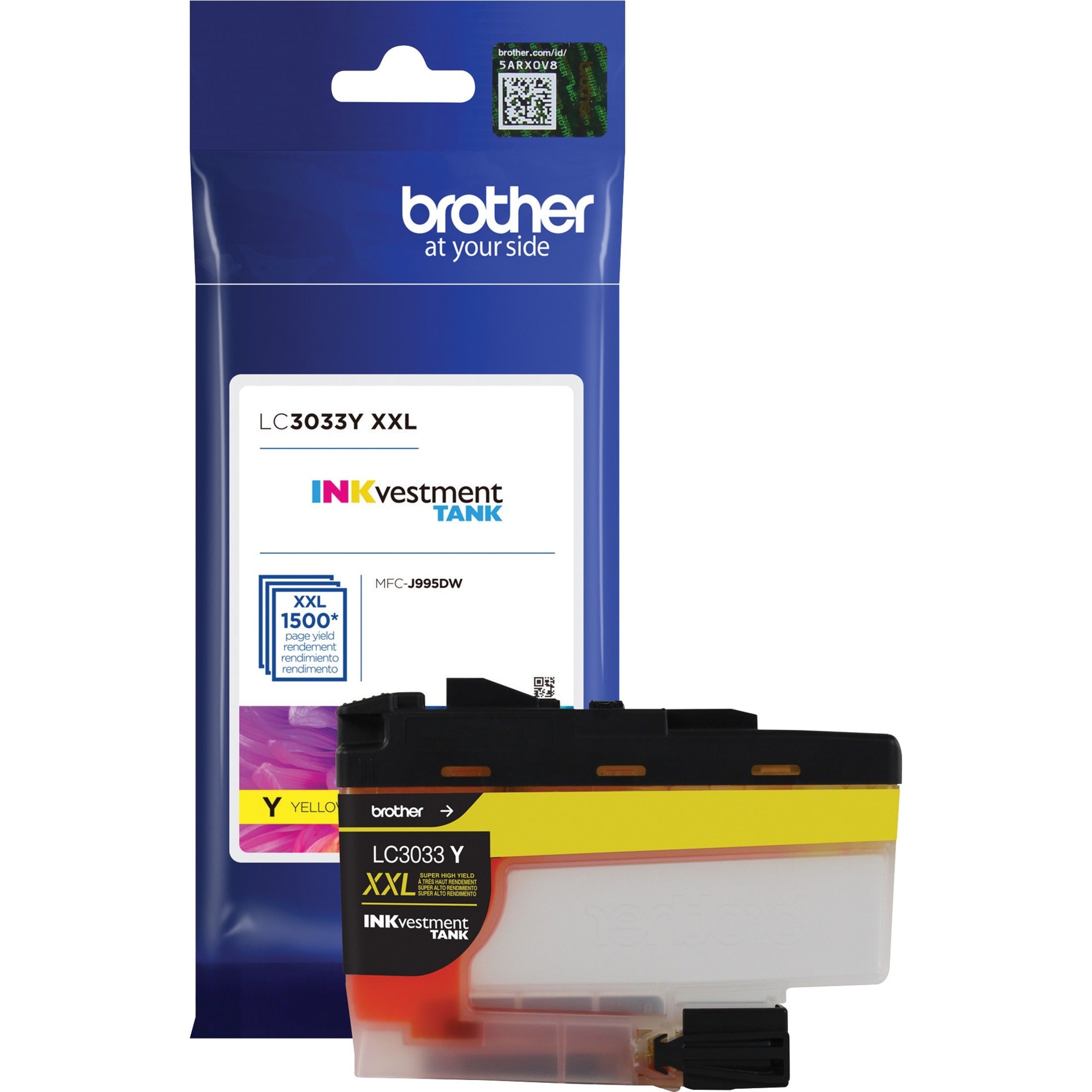 Brother LC3033Y ตลับหมึก สีเหลือง ยอดการพิมพ์ 1500 หน้า – Network Hardwares