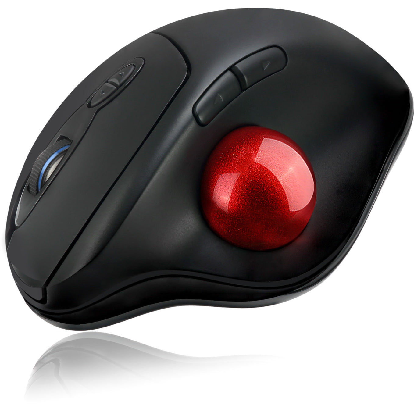 Adesso IMOUSE T30 Wireless Programmable Ergonomic Trackball Mouse, 7 B ...