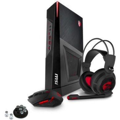 MSI DS502 Gaming Headset with LED Lighting, Vibration System, 40mm Dri ...