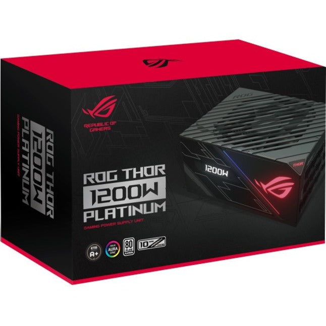 Asus ROG-THOR-1200P ROG Thor 1200W Power Supply, High Efficiency, Sing ...