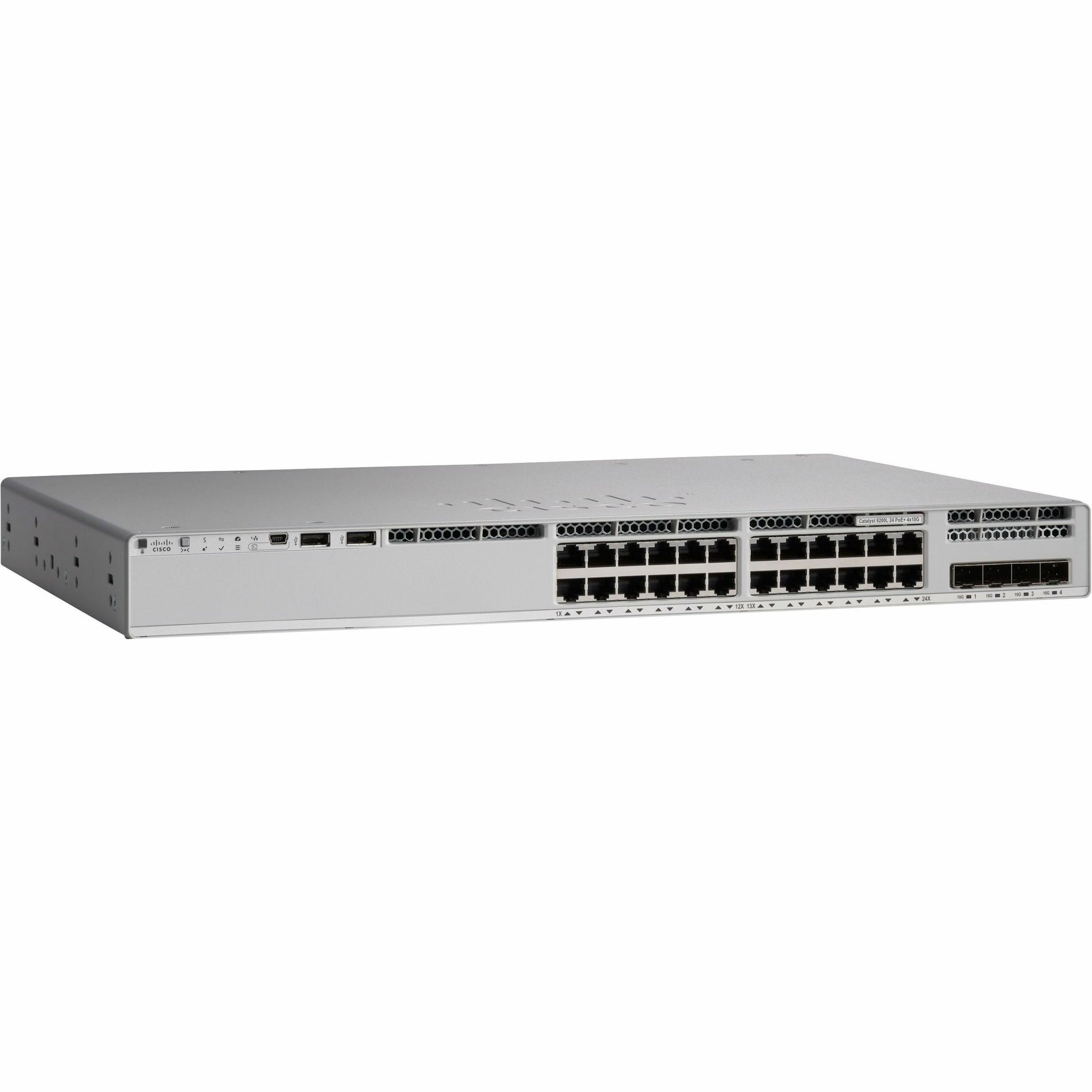 Cisco Catalyst 9200 C9200L-24P-4X Layer 3 Switch (C9200L-24P-4X-E ...