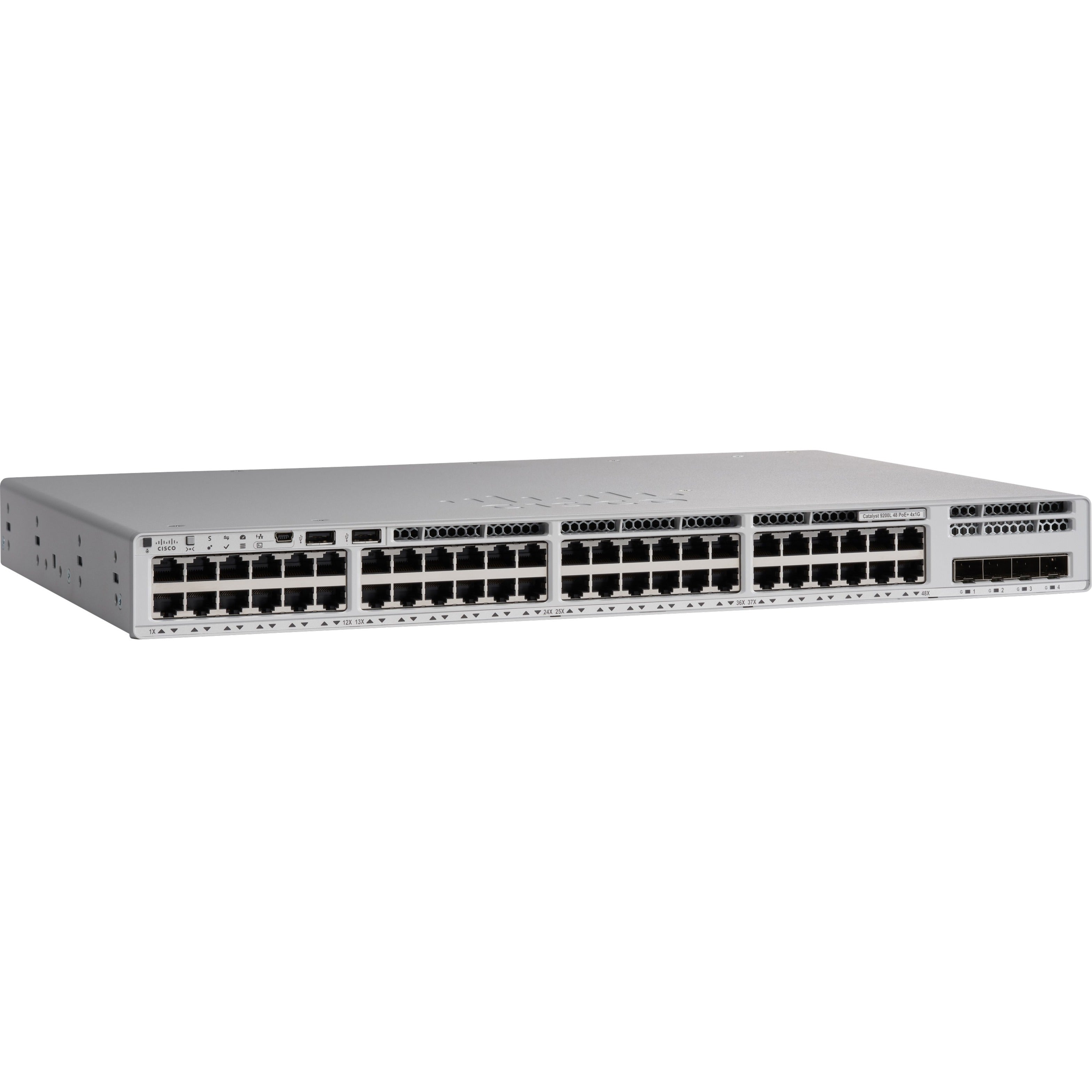 Cisco Catalyst 9200 Layer 3 Switch, 48 Gigabit Ethernet Ports, PoE+ 14 ...