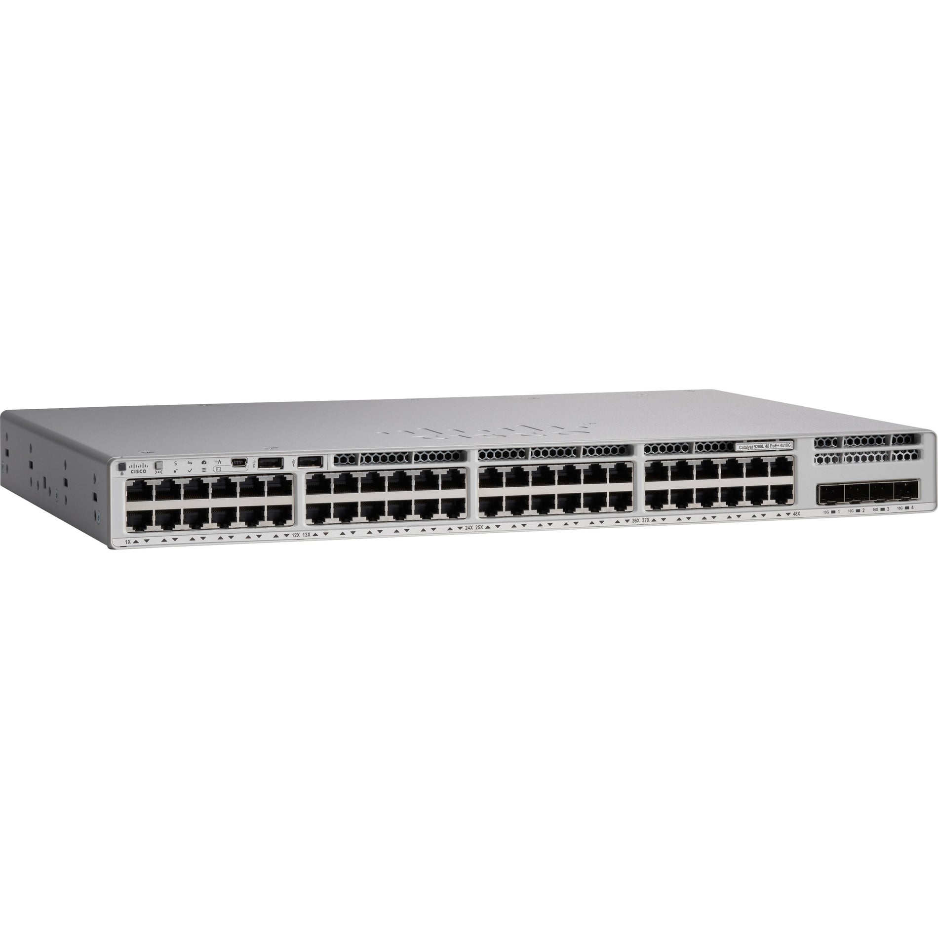 Cisco Catalyst 9200 C9200L-48P-4X Layer 3 Switch (C9200L-48P-4X-A ...