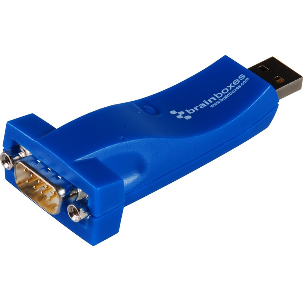 Brainboxes US-101 Serial Adapter, 1-Port RS232 USB to Serial Converter ...