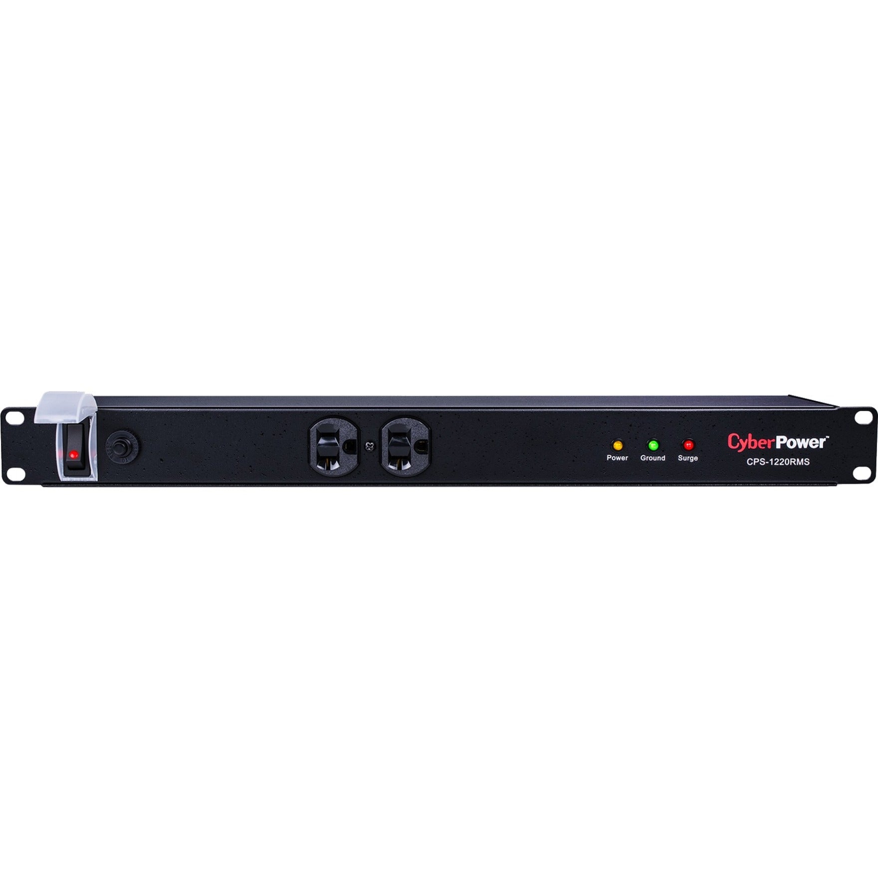 CyberPower CPS-1220RMS Rackmount PDU, 20 Amps, 12 Outlets, Surge Prote ...