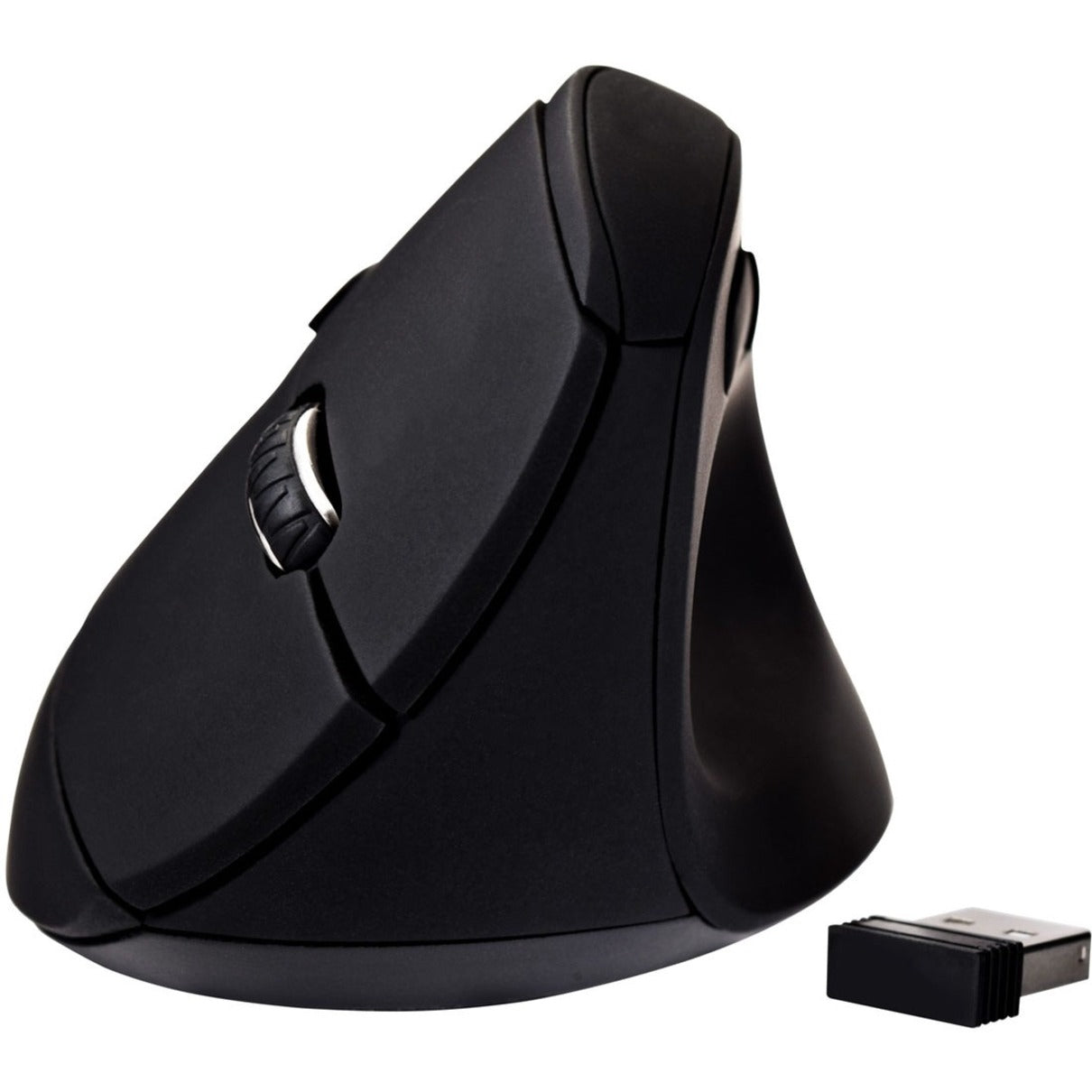 V7 MW500-1N Vertical Ergonomic 6-Button Wireless Optical Mouse, 2-Year ...