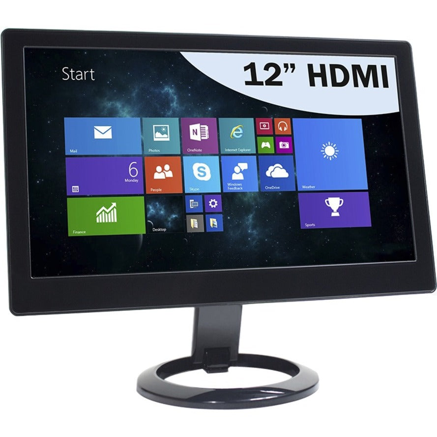 DoubleSight Displays DS-12H 12" HD LCD Monitor, HDMI, Lightweight and ...