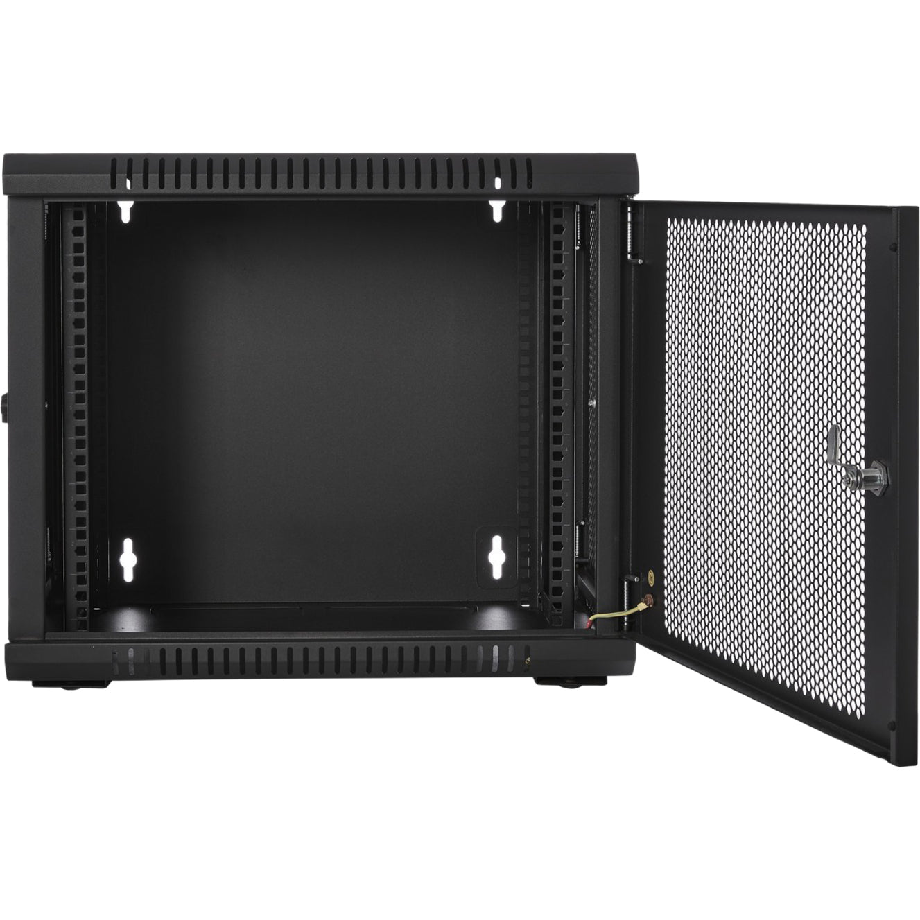 V7 RMWC9UV450-1N 9U Rack Wall Mount Vented Enclosure, 5 Year Warranty ...