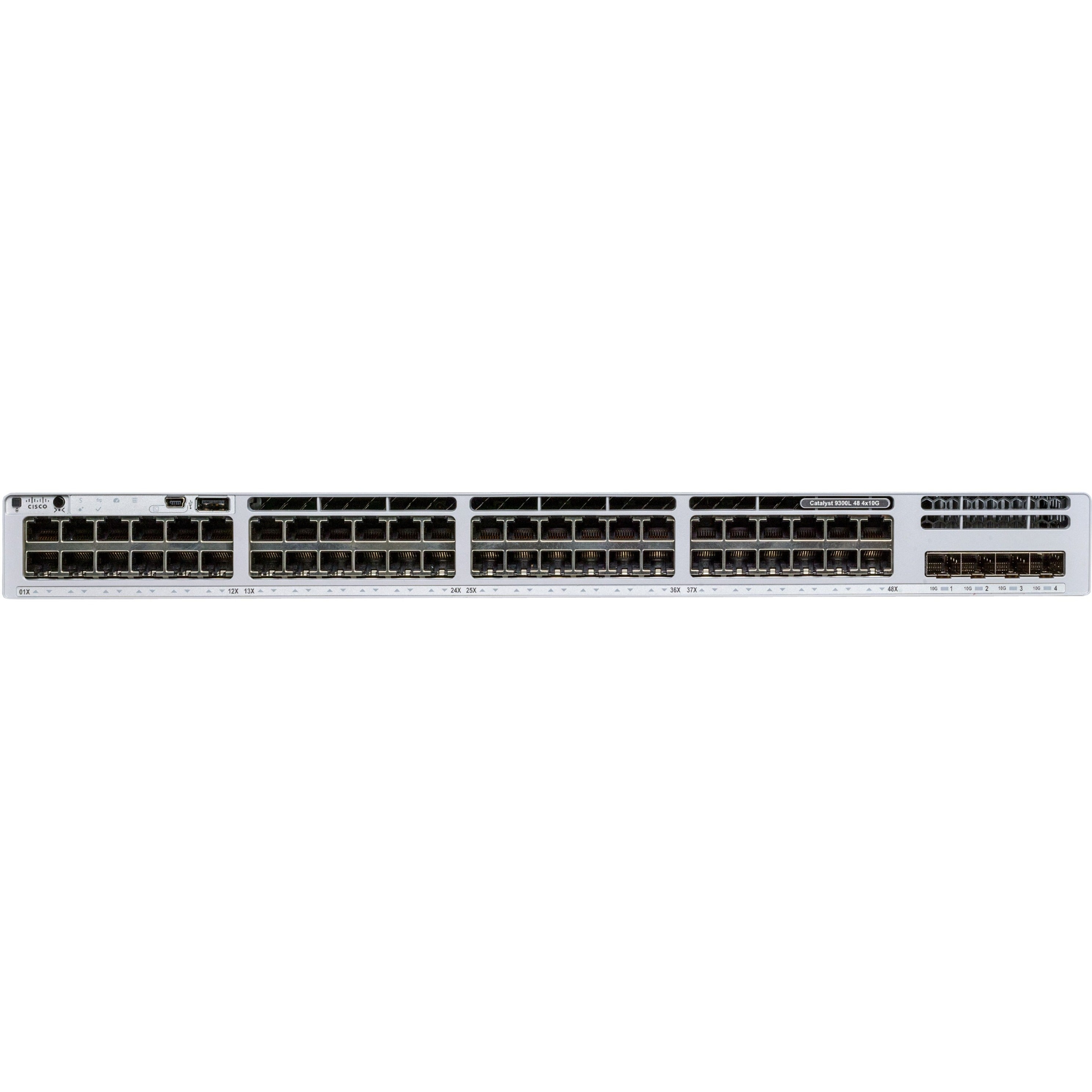 Cisco Catalyst 9300L Layer 3 Ethernet Switch, 48 PoE+ Ports, 4x10GbE U ...