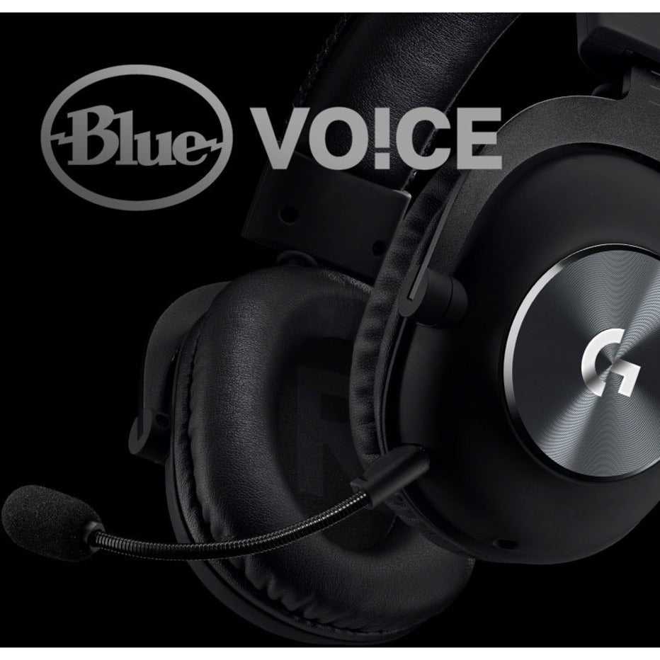Logitech 981-000817 PRO X Gaming Headset with Blue Vo!ce, Lightweight ...