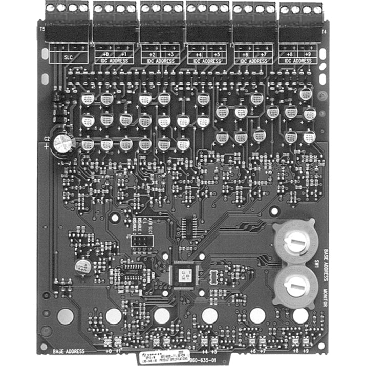 Fire-Lite MMF-300-10 Input Monitor Module, 10-Channel Interface for Fi ...
