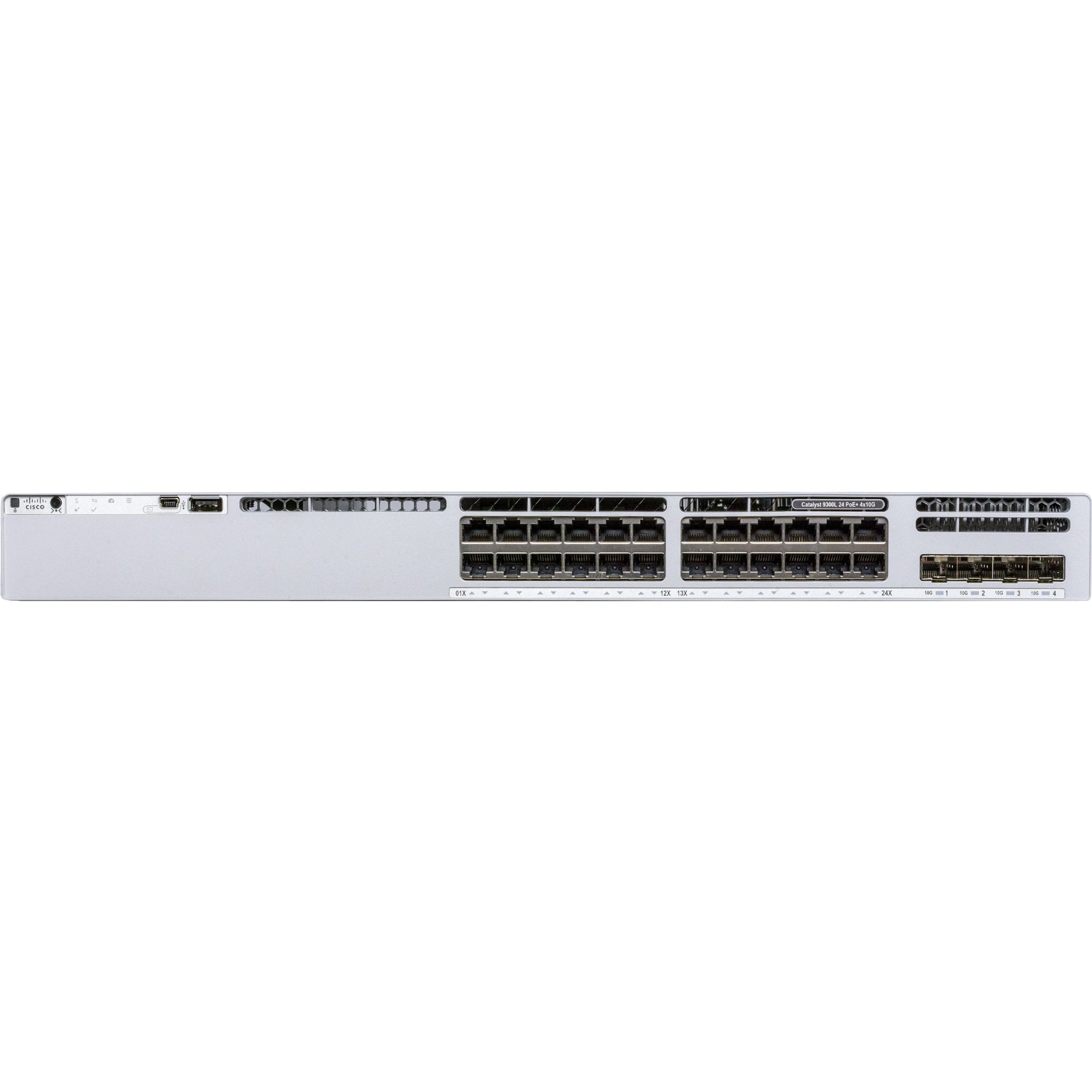 Cisco C9300L-24P-4X-A Catalyst 9300L-24P-4X-A Switch, 24 Gigabit Ether ...