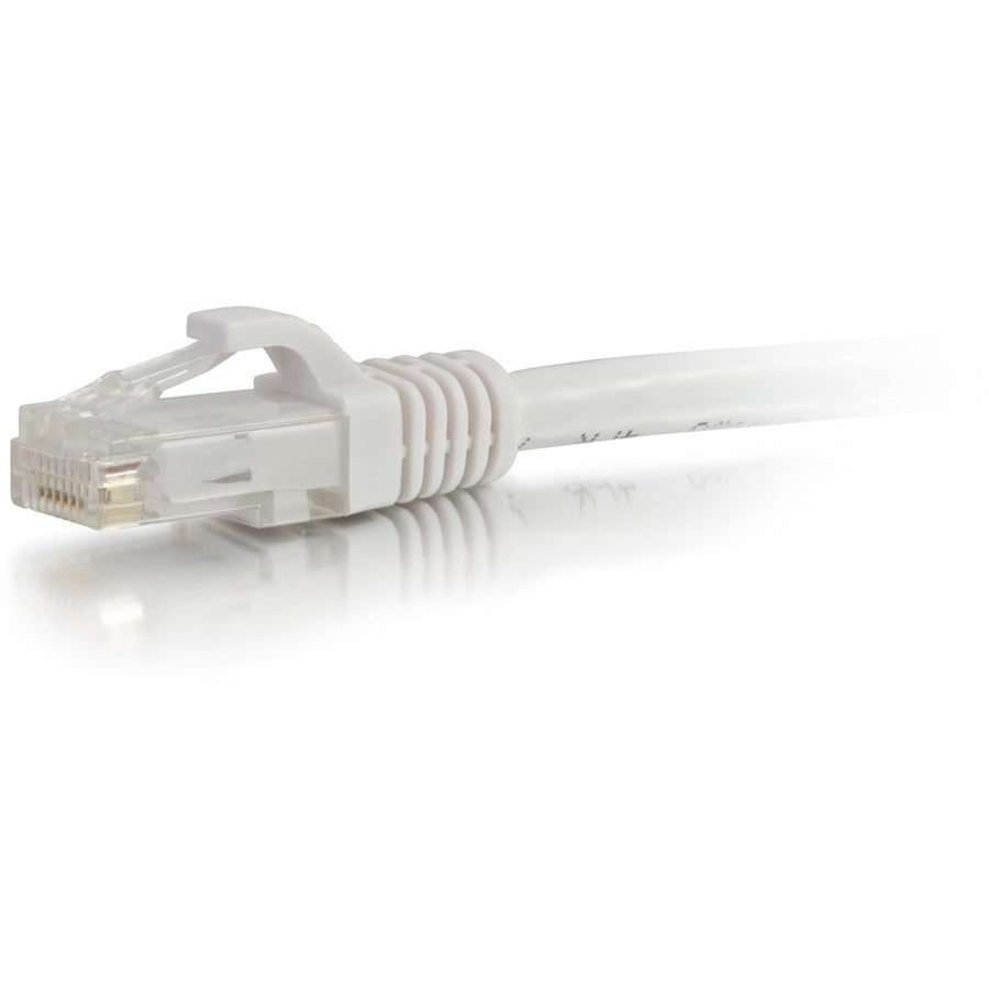 C2G Cat6a Snagless Network Patch Cable, 50ft White, 10Gbit/s Ethernet ...